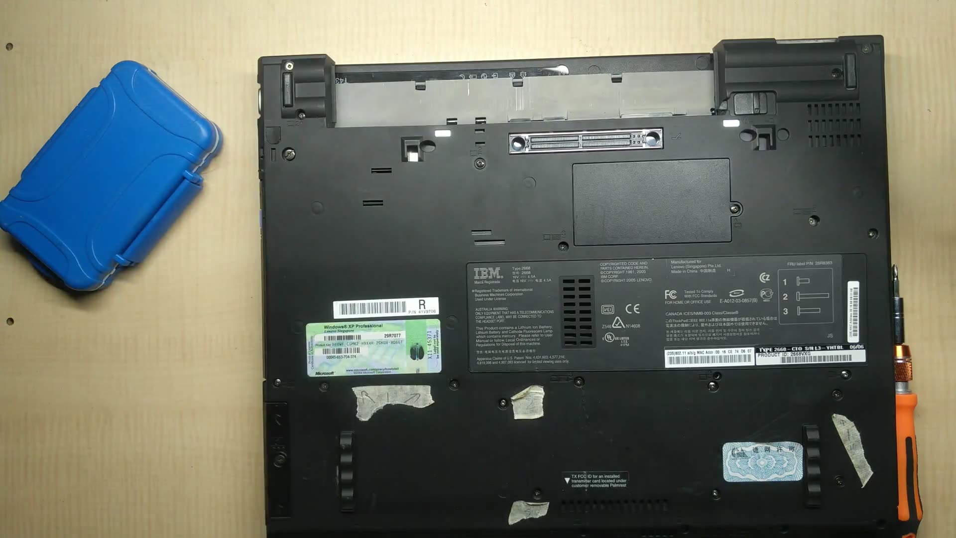 [原创拆机]ThinkPad T43p拆机视频