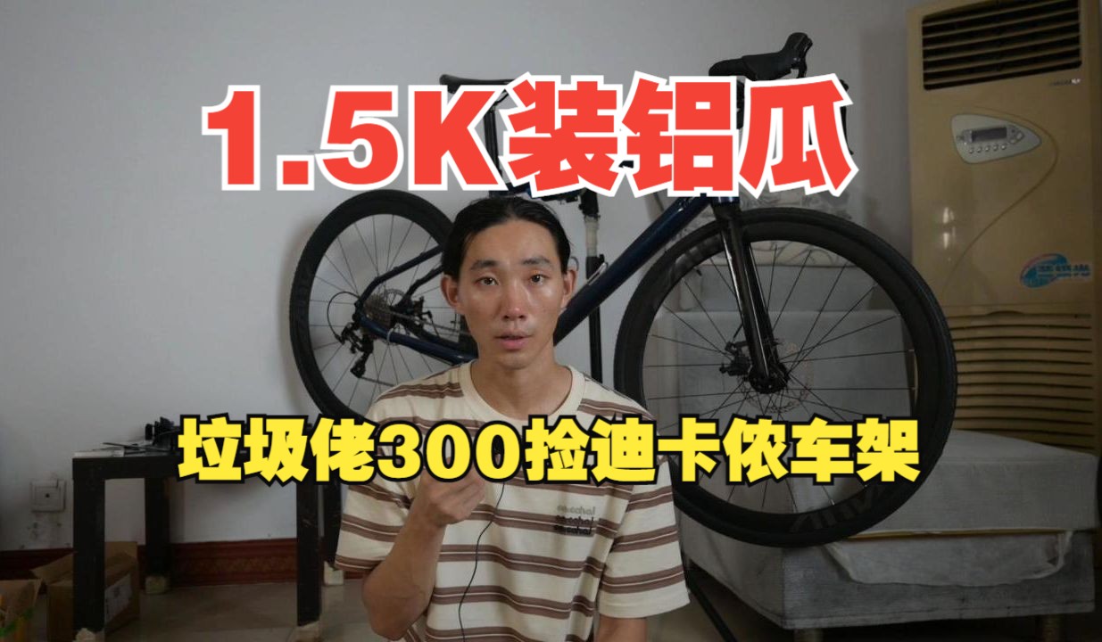 300的迪卡侬车架 如何捡垃圾装车 迪卡侬touring520/900/920车架