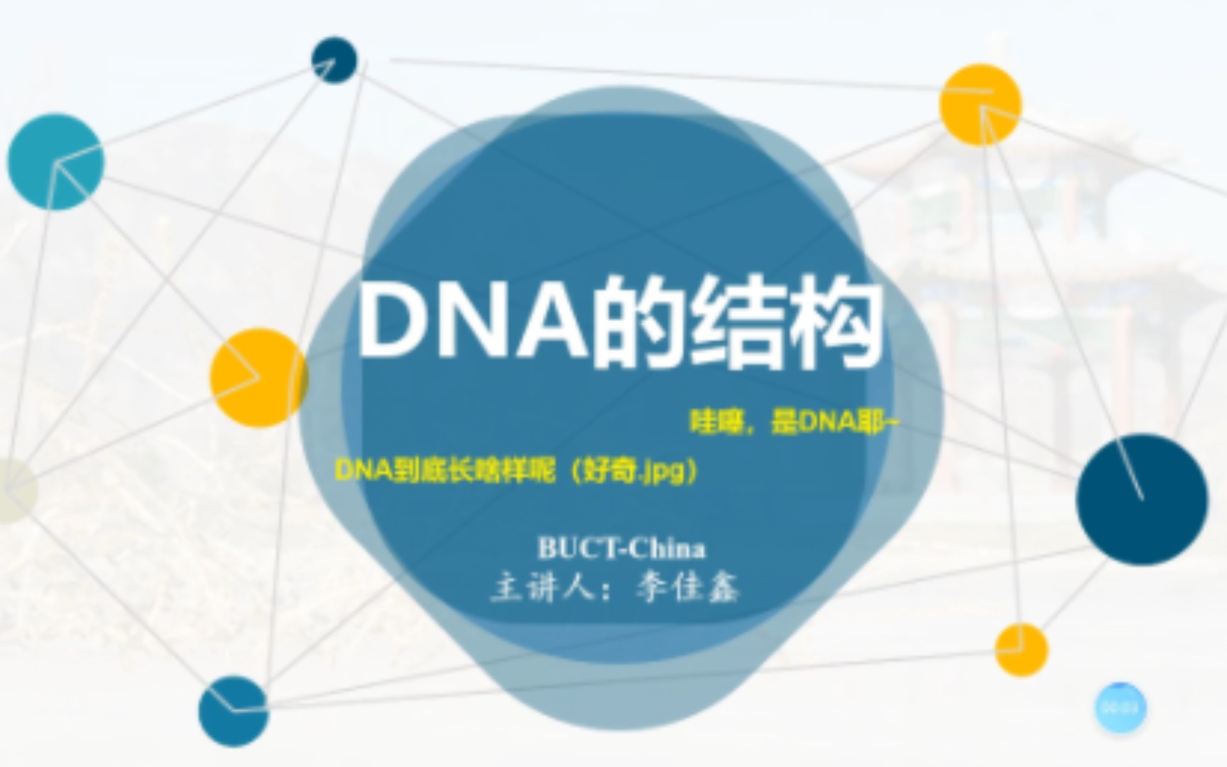 【科普小课堂】DNA分子的结构