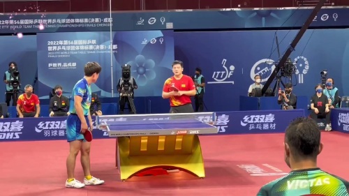 樊振东VS张本智和精彩片段!