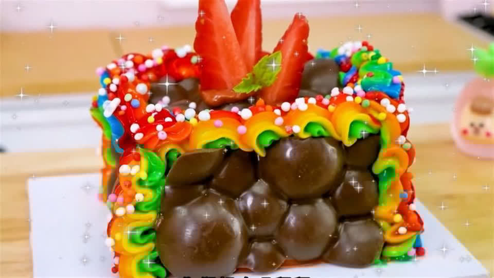 迷你美食|迷你厨房|给妈妈制作迷你巧克力蛋糕