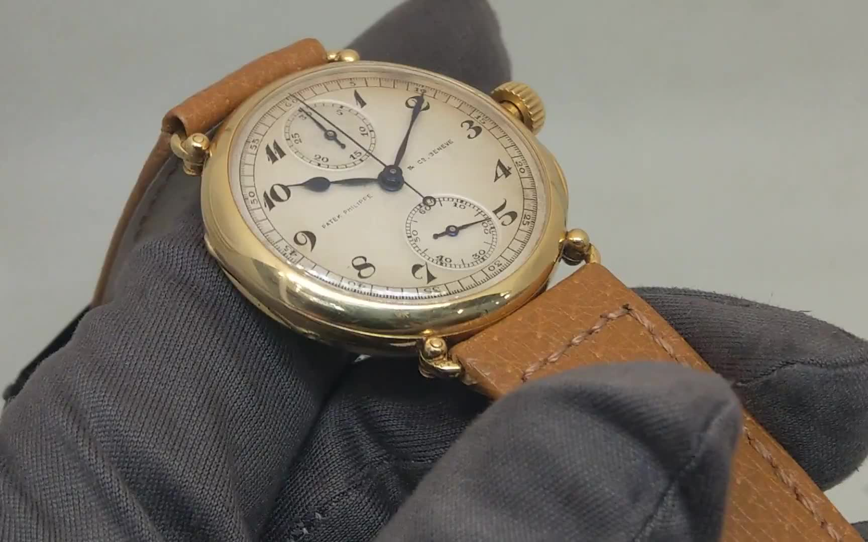 【腕表时代先趋】Patek Philippe 百达翡丽 1924年 单按把计时码表