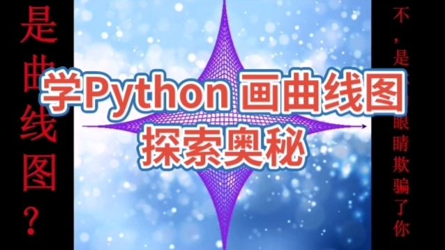 看眼睛是否欺骗你,学Python画非欧几何曲线