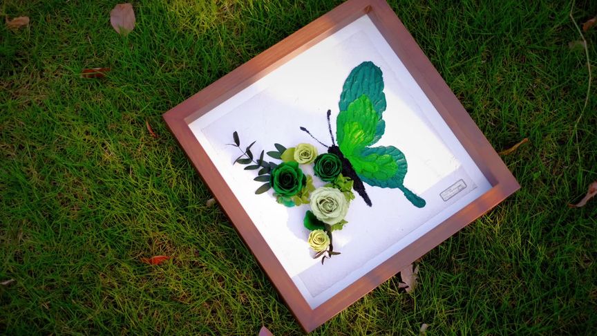 原来石英砂可以画画,还是这么美的一幅画#画画 #石英砂