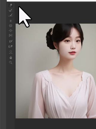 .PS五官修饰详细步骤1点击滤镜2点击液化3选择脸部工具素材已备好.