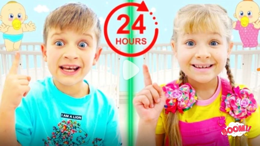 益智趣味动画:戴安娜想当小宝宝,挑战24小时能否成功呢?