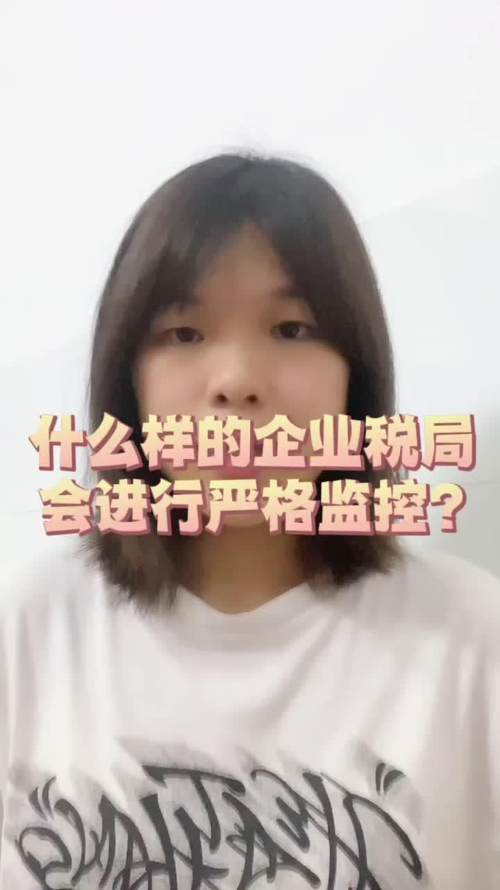 什么样的企业税局会进行严格监控?