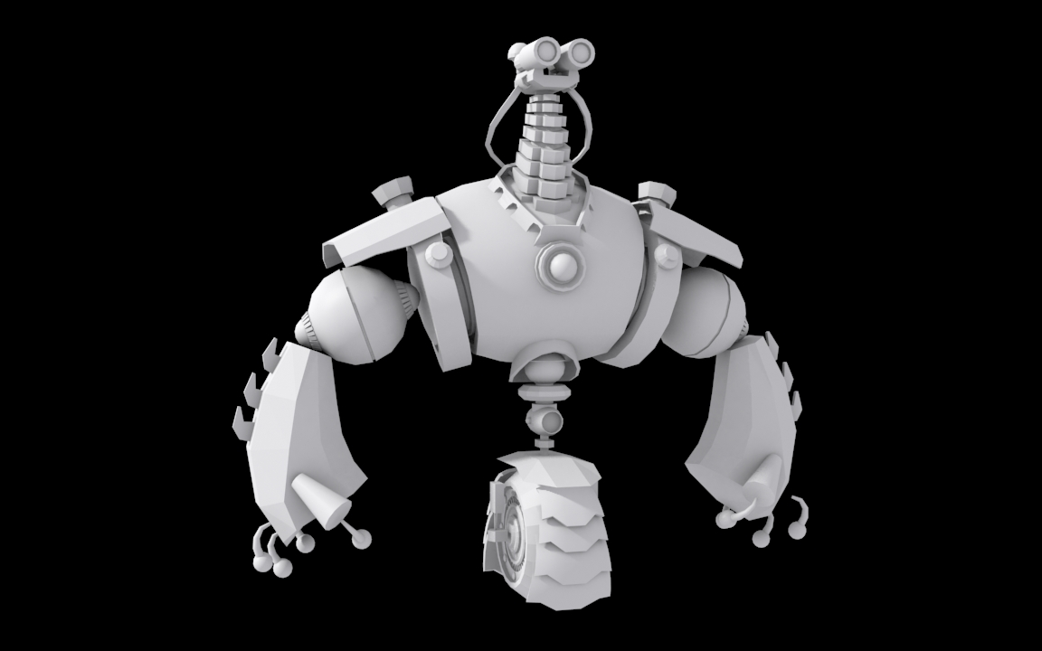 如何用3Dmax做次世代高模?3Dmax次世代机器人案例制作教程讲解