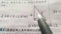 数学(五上 三角形面积 直角三角形斜边高问题)