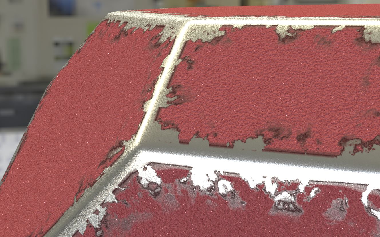 Blender边缘磨损效果