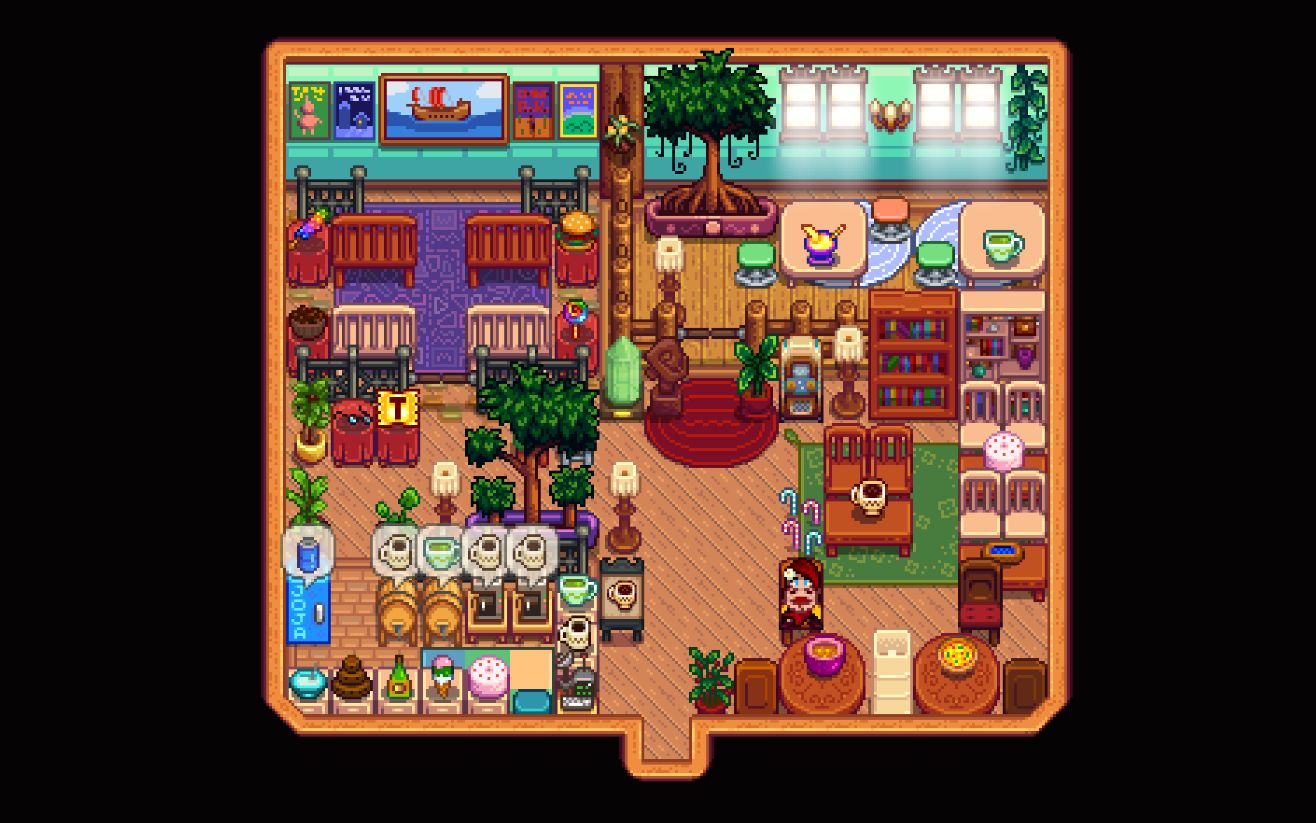 【星露谷装修队】鹈鹕镇又开新店了!——“咖啡馆”