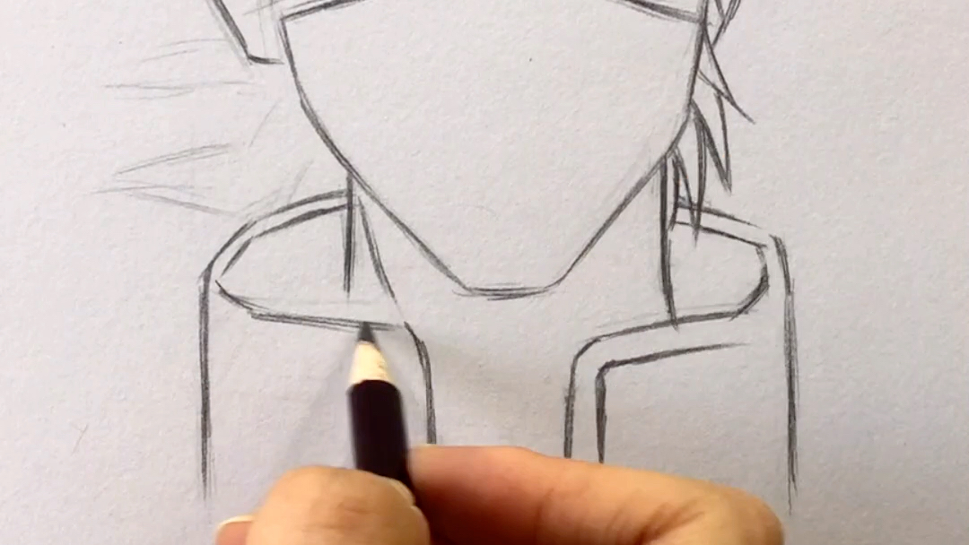 你们会画卡卡西么,简单简单,你们看好了