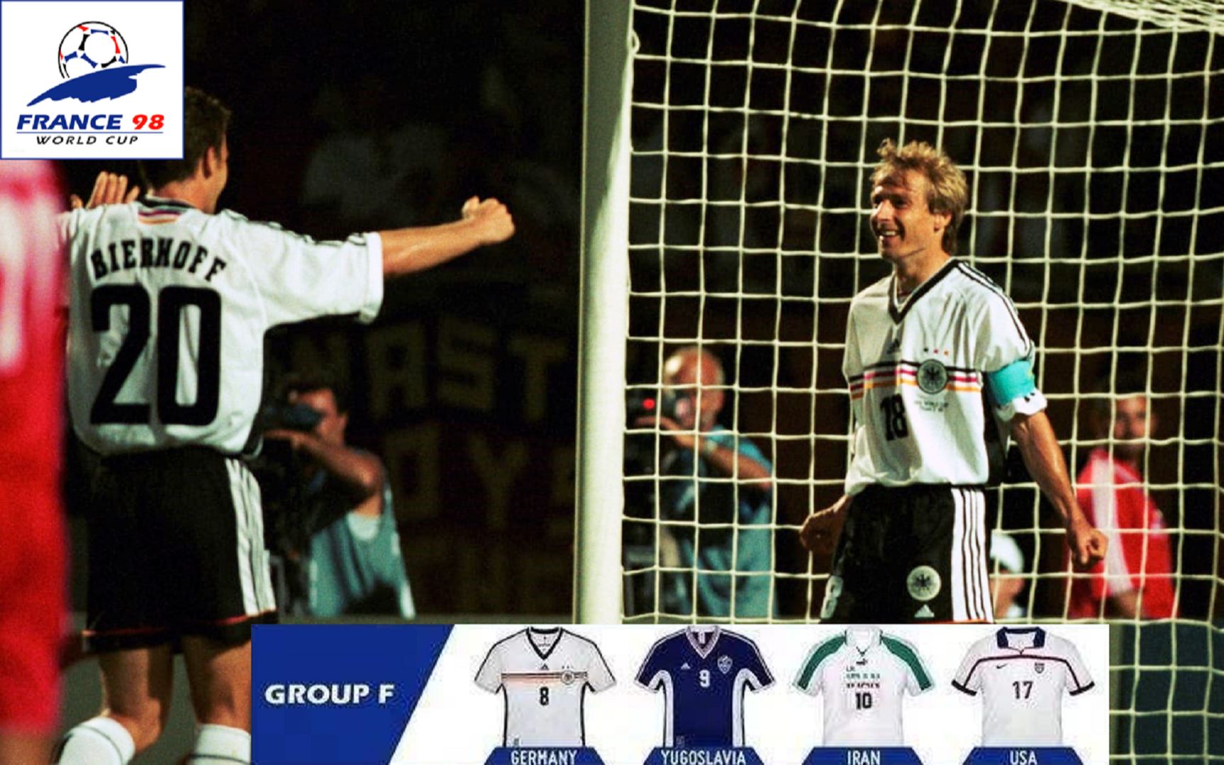 【世界杯】1998年法国世界杯-小组赛-F组-德国、南斯拉夫、伊朗、美国