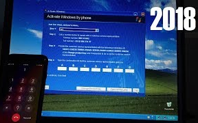 在2018年电话激活Windows XP (or is it?)