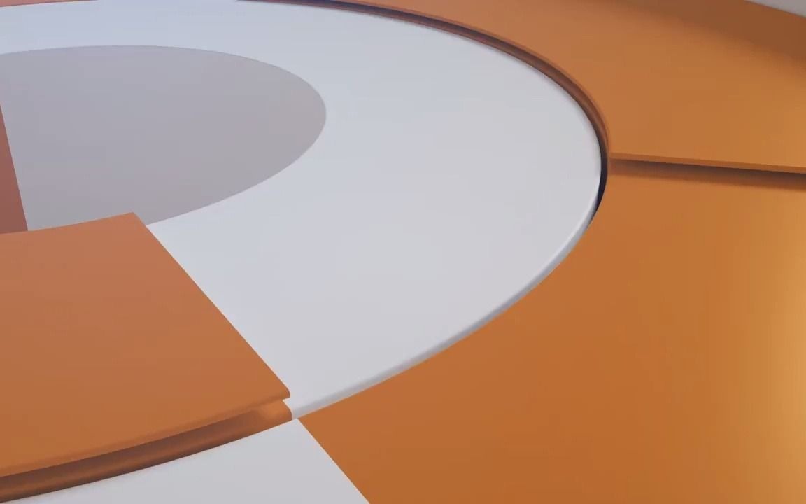 动态旋转环徽标展示AE模板