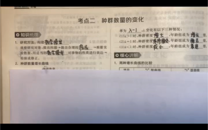 种群数量的变化