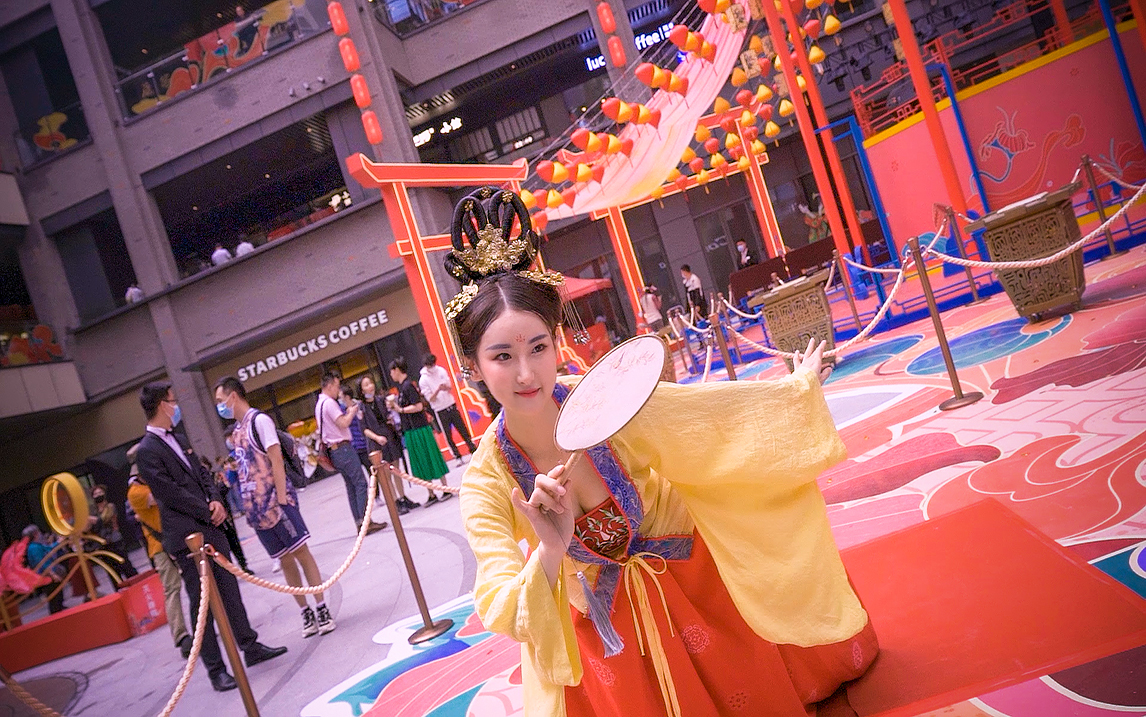 梦回大唐Ⅱ:大唐不倒翁小姐姐的千年传承!2022南宁中山路万象汇开业...