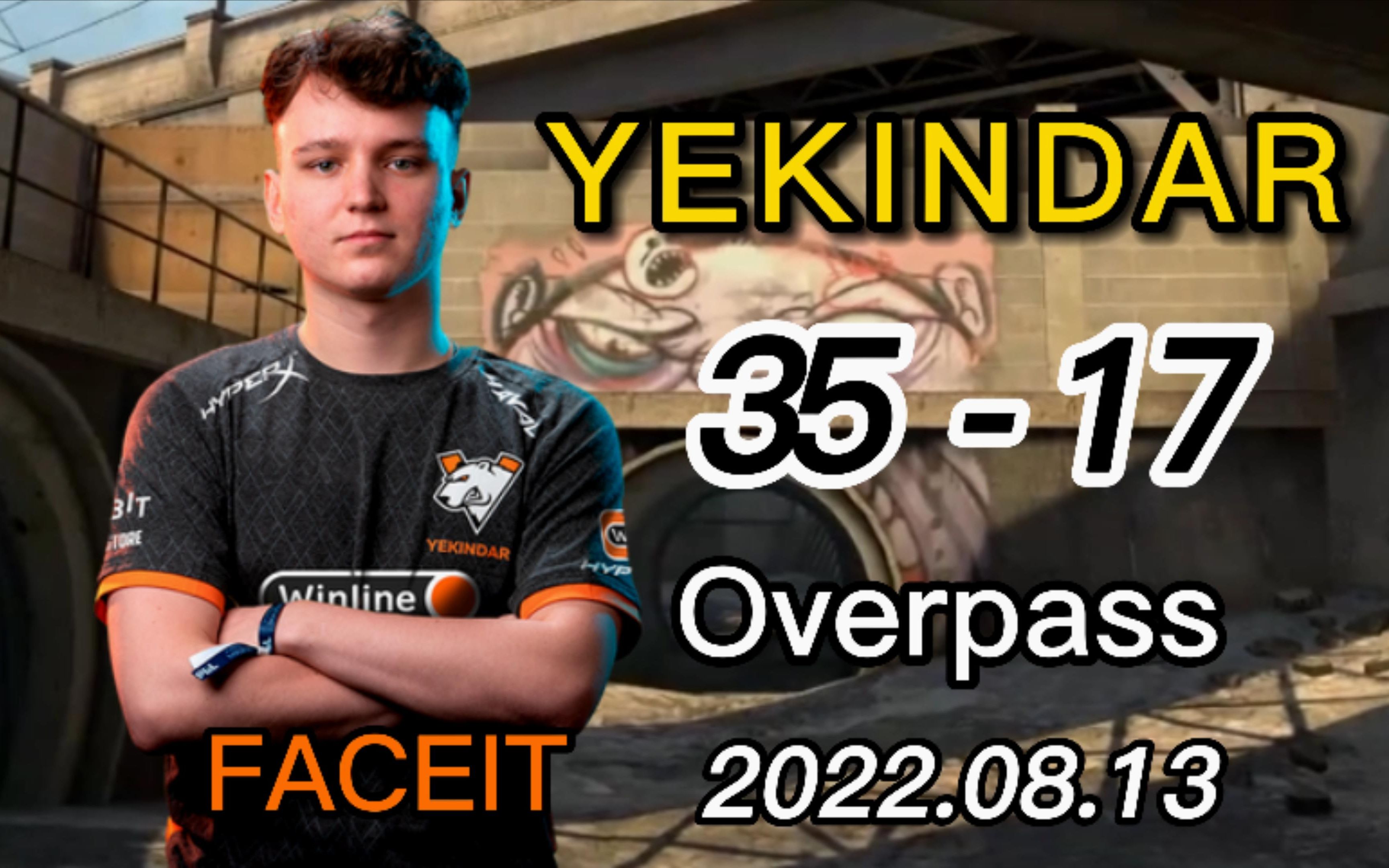 【CSGO POV】YEKINDAR (35-17) 和NAF 液体双排 FACEIT LV10 ߔ...