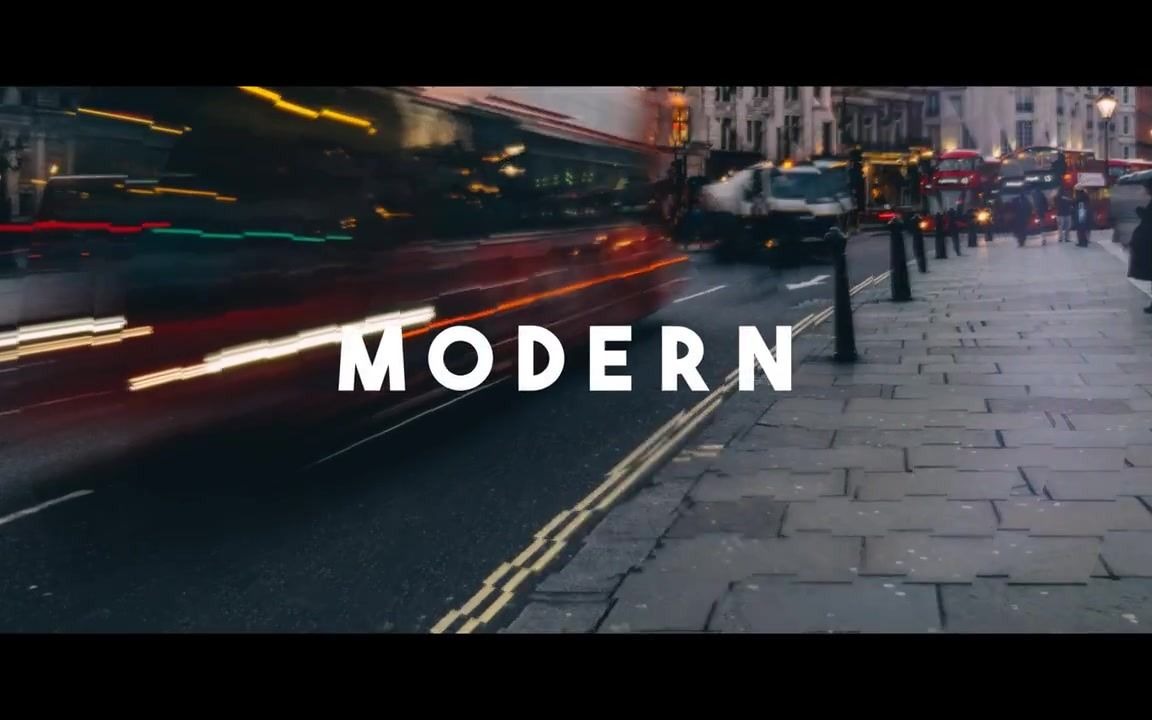 时尚动态转场幻灯片AE模板