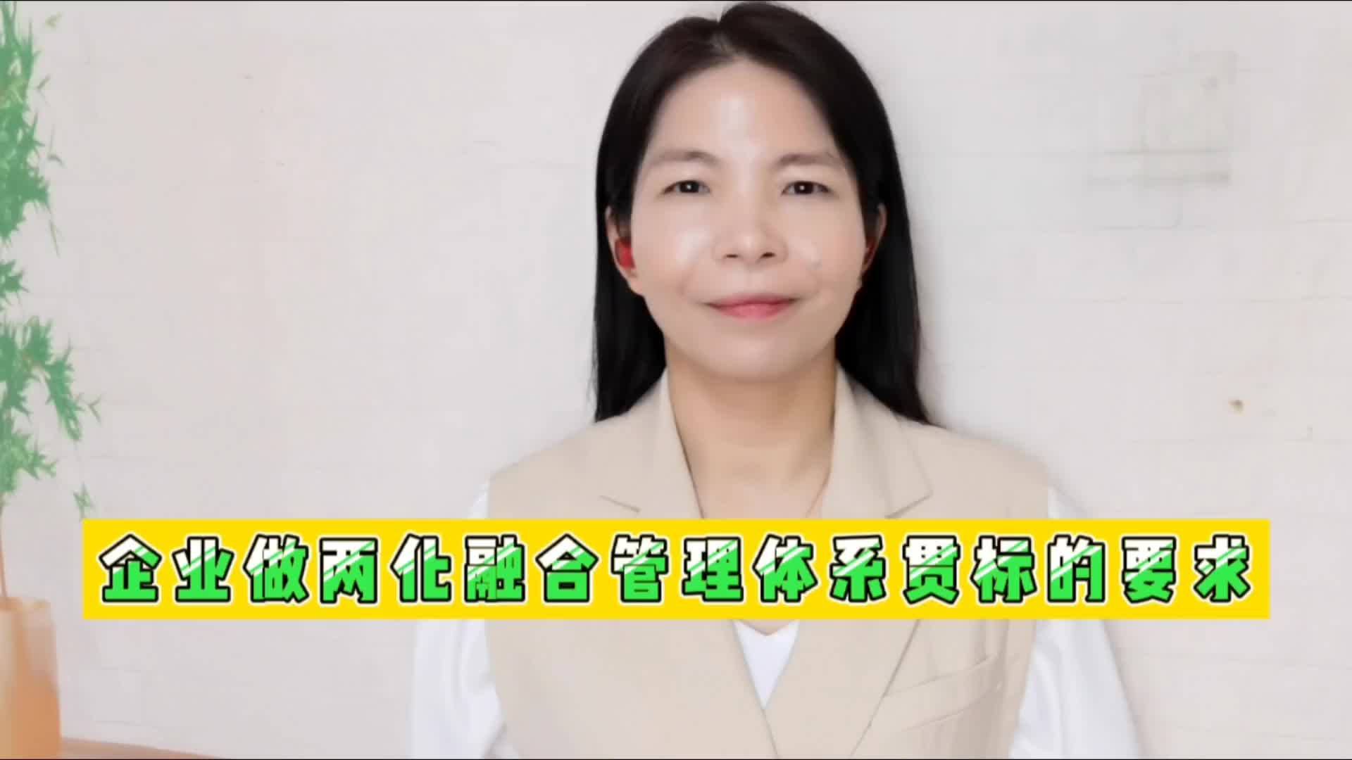 企业做两化融合管理体系贯标的要求