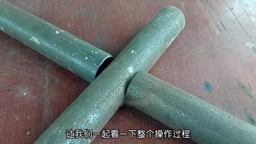 多根钢管如何无缝焊接,老师傅只用一张纸片就搞定了,真是太牛了