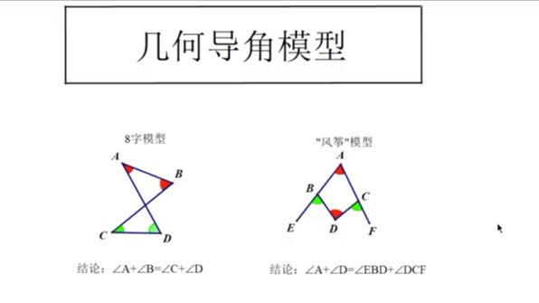 初中几何导角模型