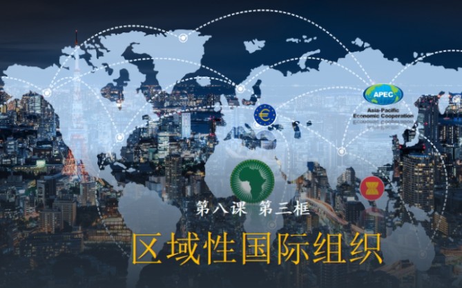 选必一8.3区域性国际组织1⃣️I课堂视频素材
