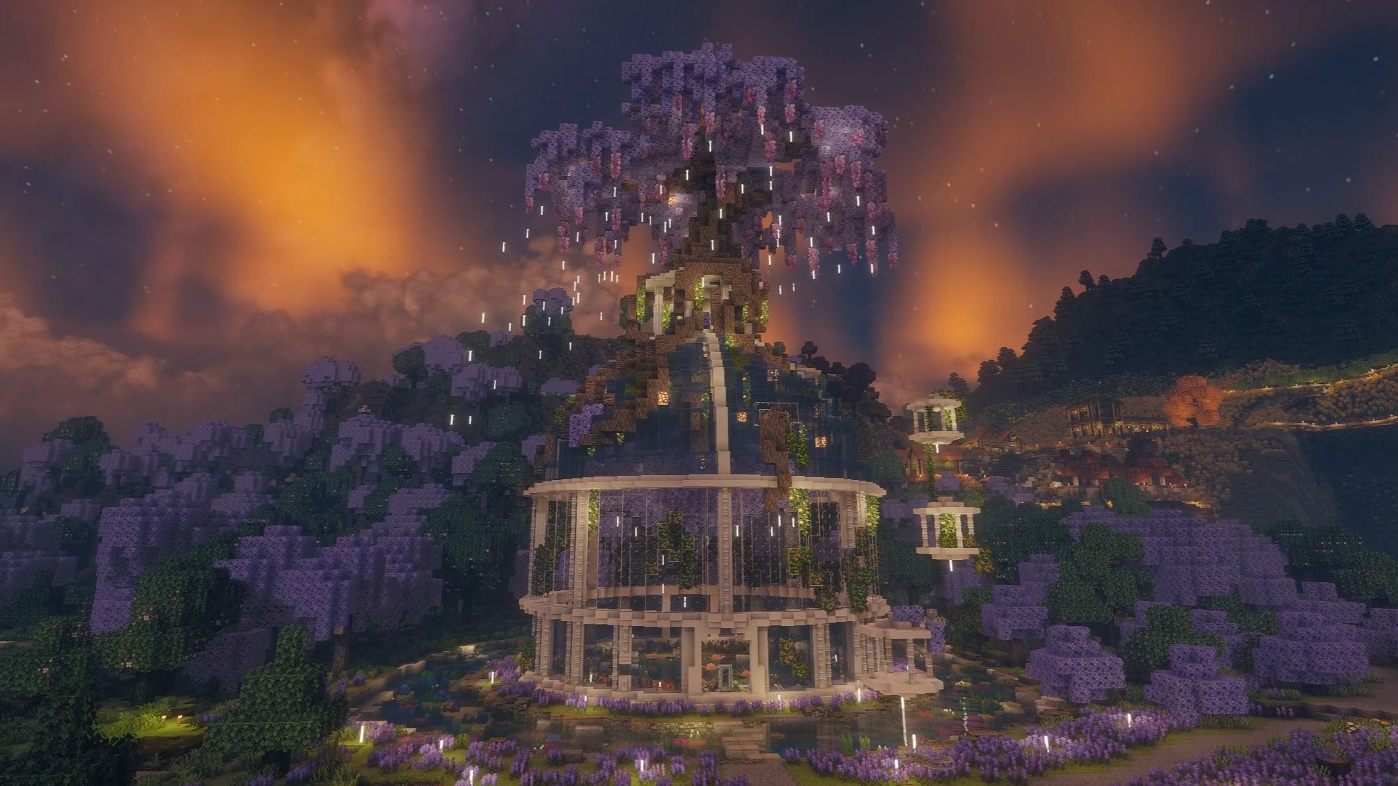 自然之旅第二季:建筑蝴蝶温室_我的世界