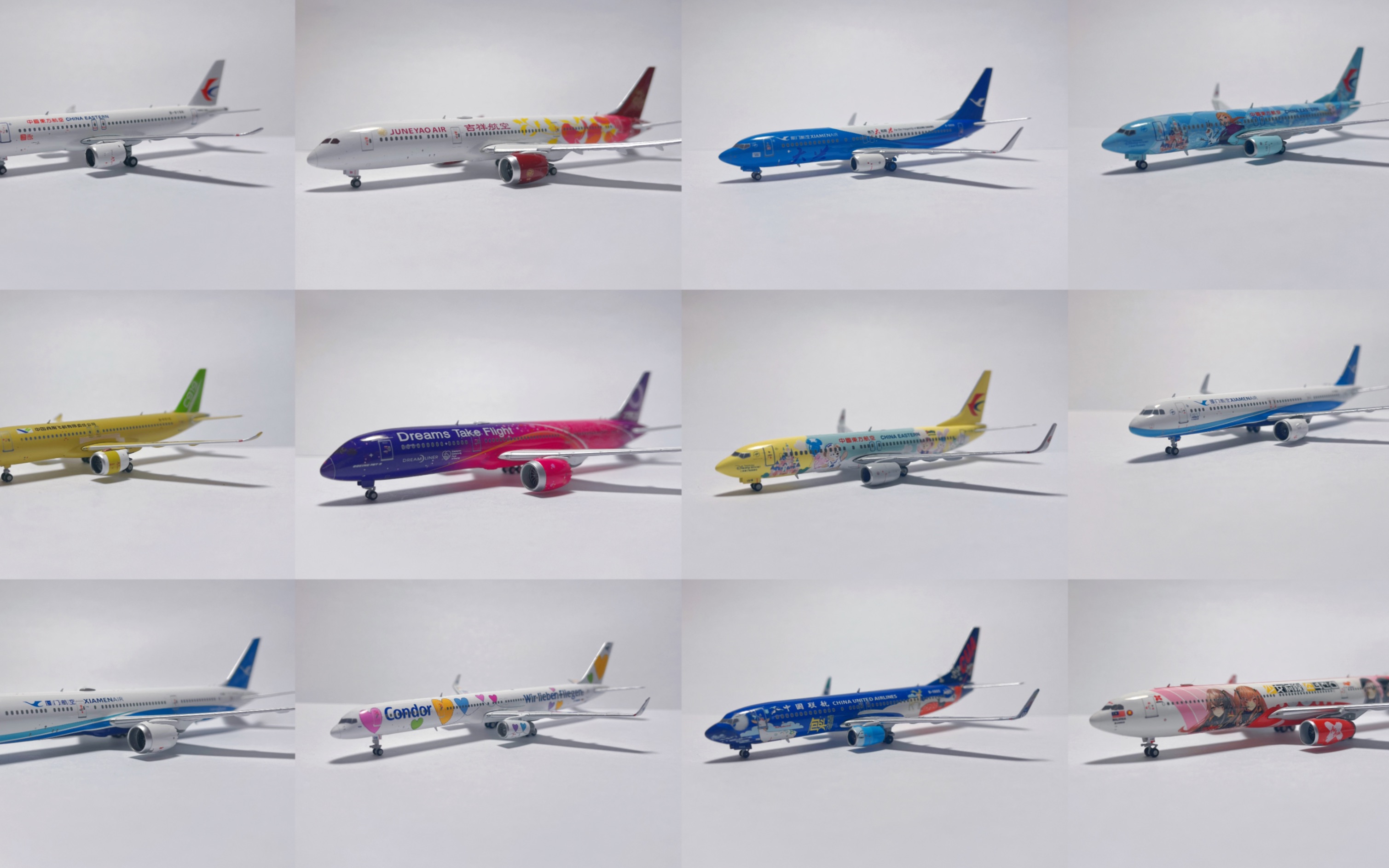 飞机模型大赏,哪一架是你的最爱