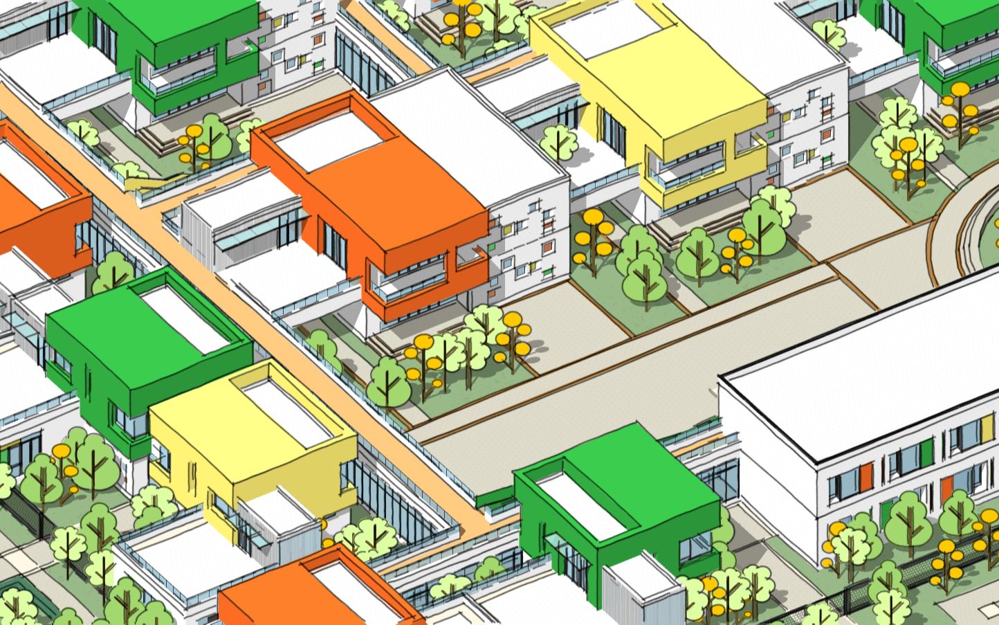 SU怎样直出鸟瞰图?