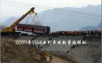 【TRS模拟火车】2009年1164次列车脱轨事故模拟