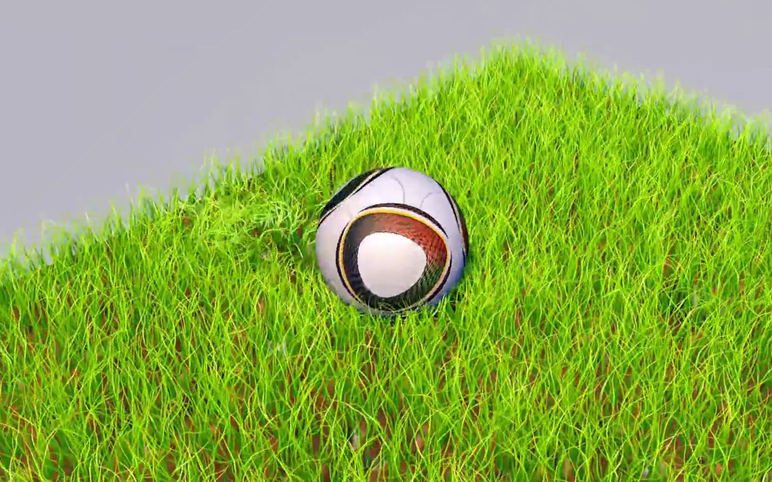 Cinema 4D C4D教程 用C4D制作一个足球在草地上滚动动画视频教程...