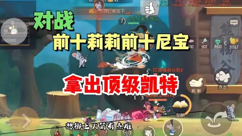 猫和老鼠手游:对战前十莉莉跟前十尼宝