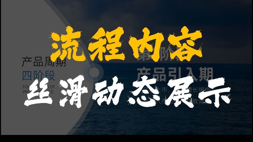 PPT四点内容流程图这样做,也太丝滑了! #PPT #ppt教学 #ppt