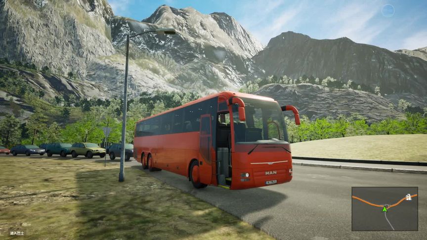 长途客车模拟:没钱交过路费的我,只能带着乘客走山路了