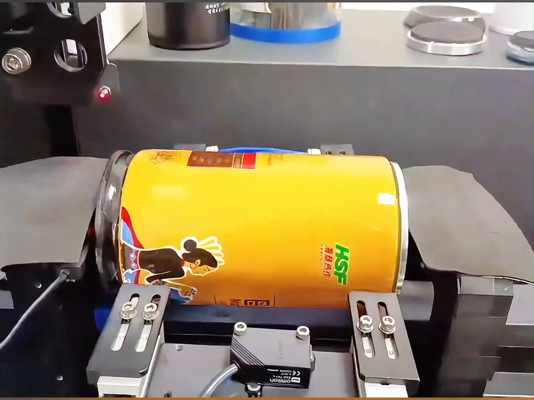 圆柱体打印机打印咖啡罐