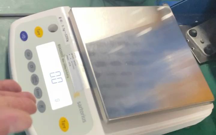 赛多利斯百分位天平调十分位操作方法