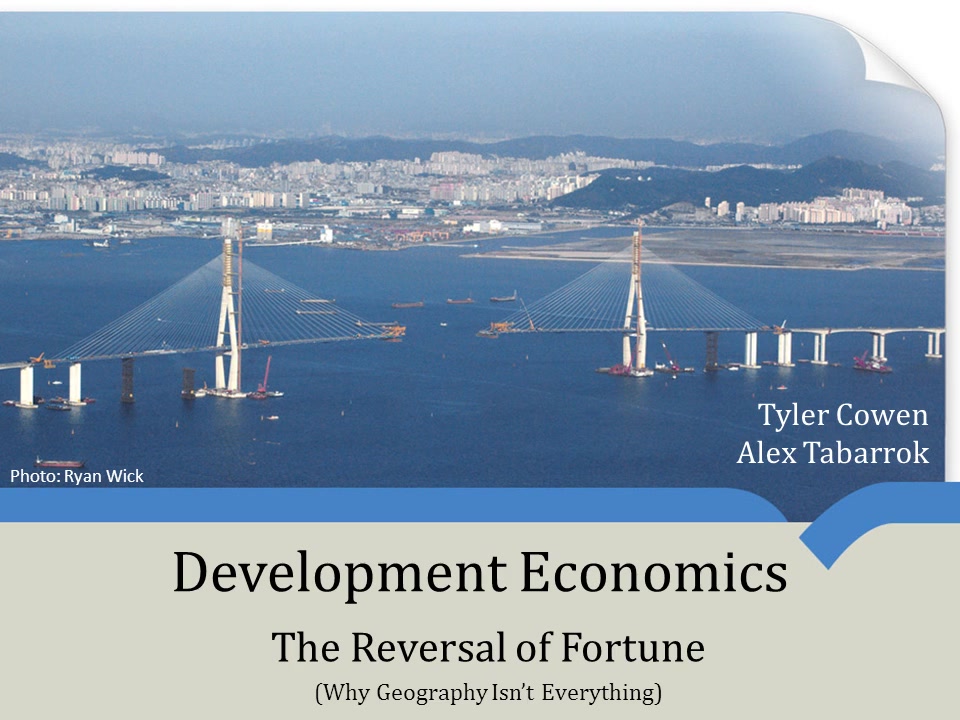 【经济】发展经济学 Development Economics (MRU)(生肉)
