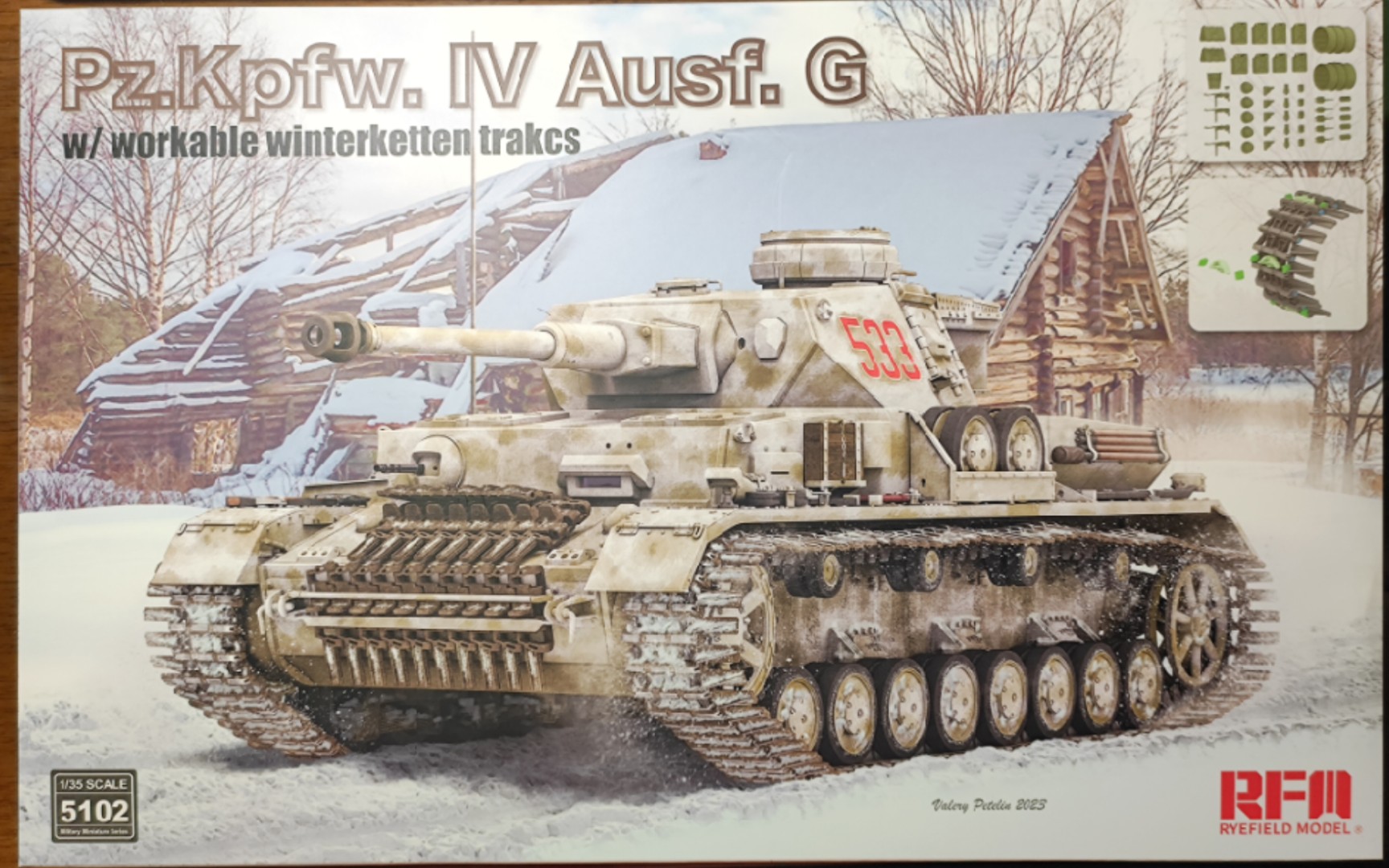 【模型测评】麦田 1/35 四号坦克G型雪地履带版模型