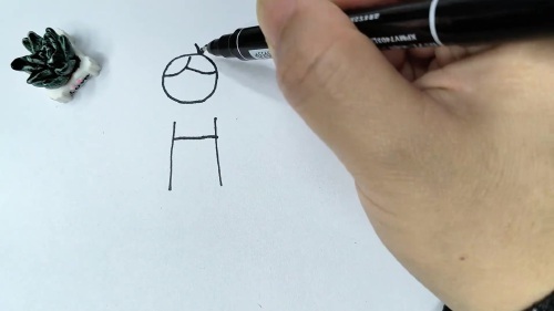 全家福简笔画四口之家如何画