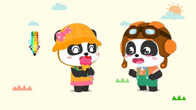 宝宝巴士神奇简笔画第2季,冰淇淋.