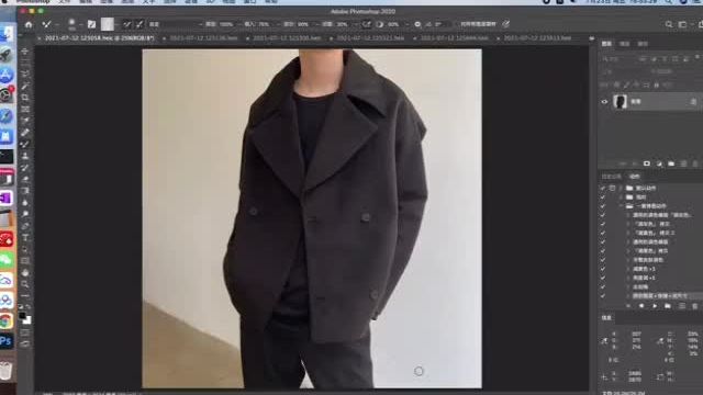 简单的处理一下图片,衣服焕然一新#ps修图 #ps技能 #ps教学