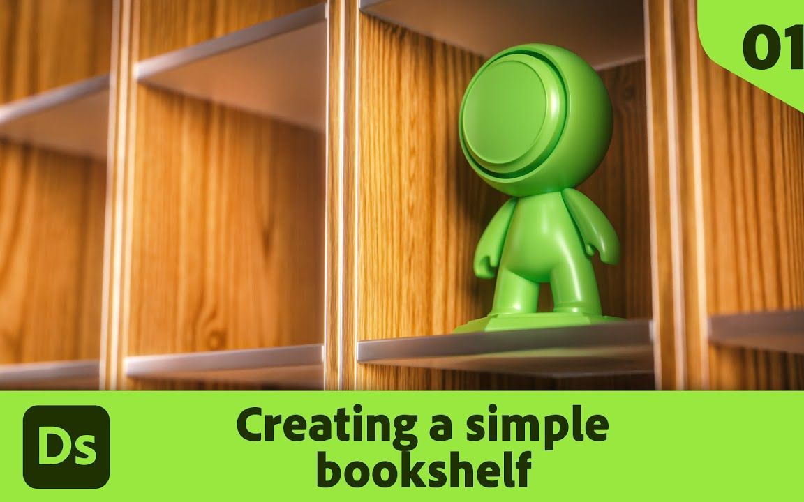 Substance 3D Designer-Creating a simple bookshelf with the ...