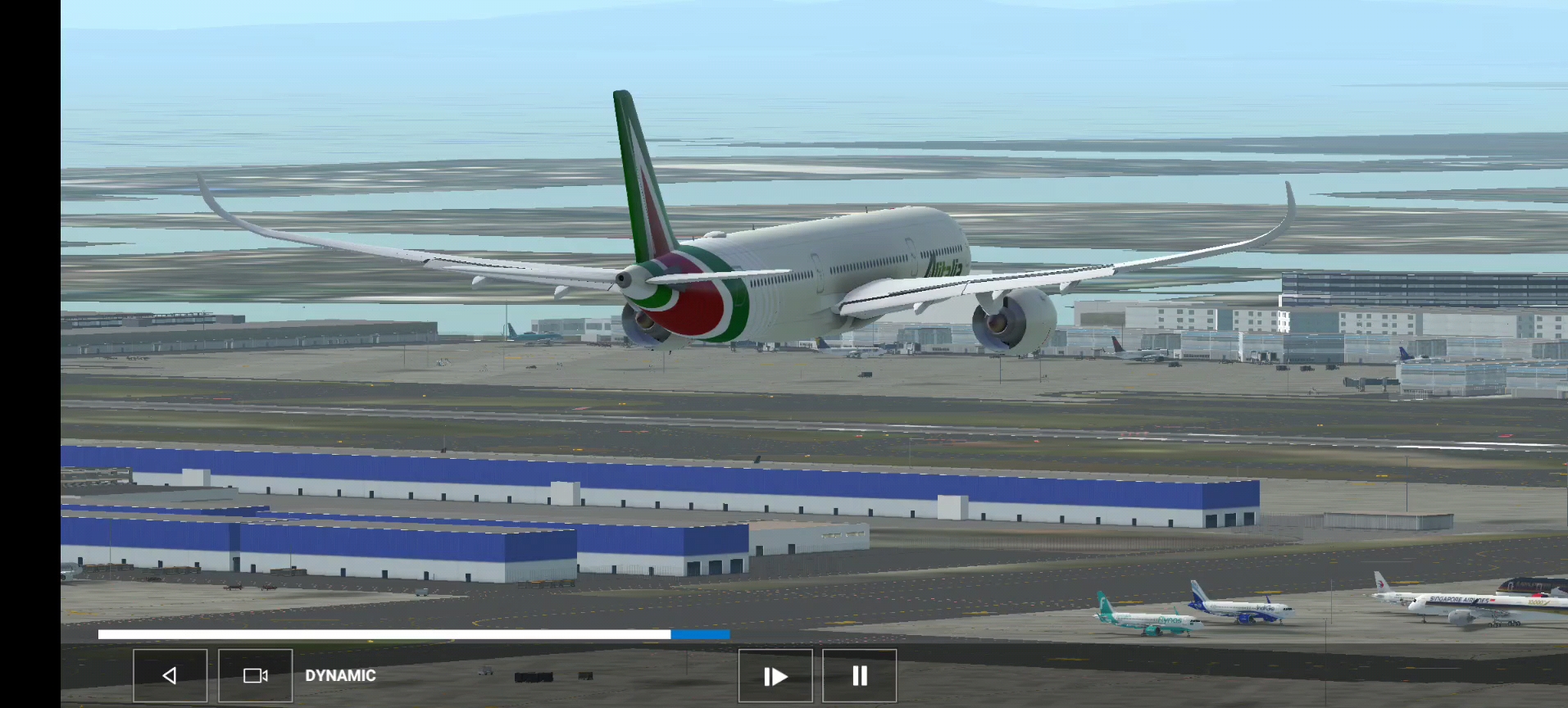 [RFS]如果降落的时候不开起落架会怎么样?_哔哩哔哩bilibili_模拟飞行