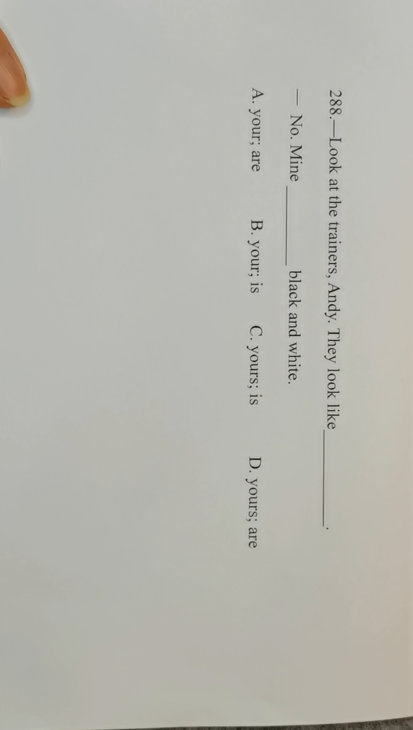 初中英语解题技巧288--名词性物主代词和形容词性物主代词的区别和...