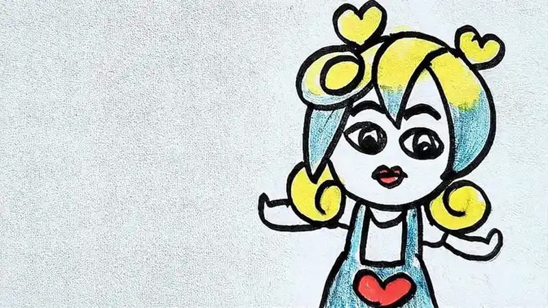 打针了,创意简笔画,一起学画画,儿童画