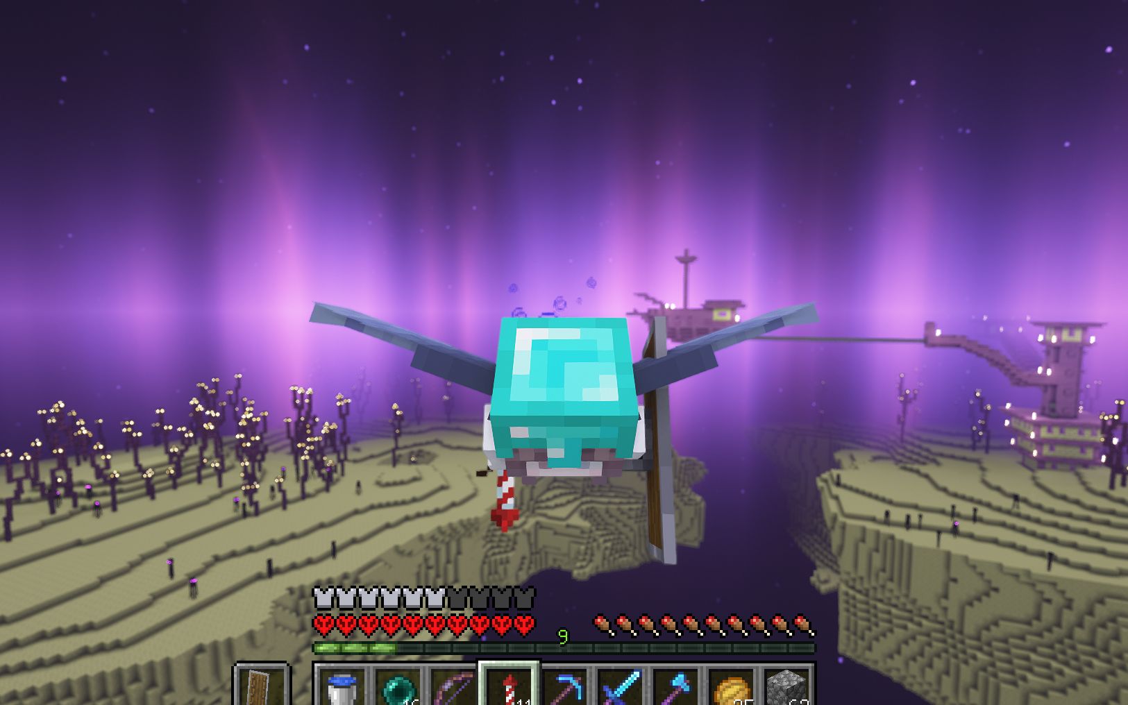 萌新的mc极限生存日常实况无修版47--天空即为极限!