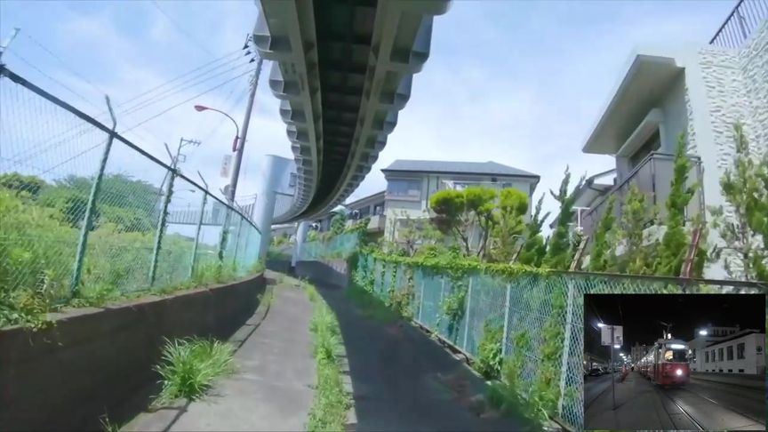 看一下日本的交通有多牛,空中单轨电车