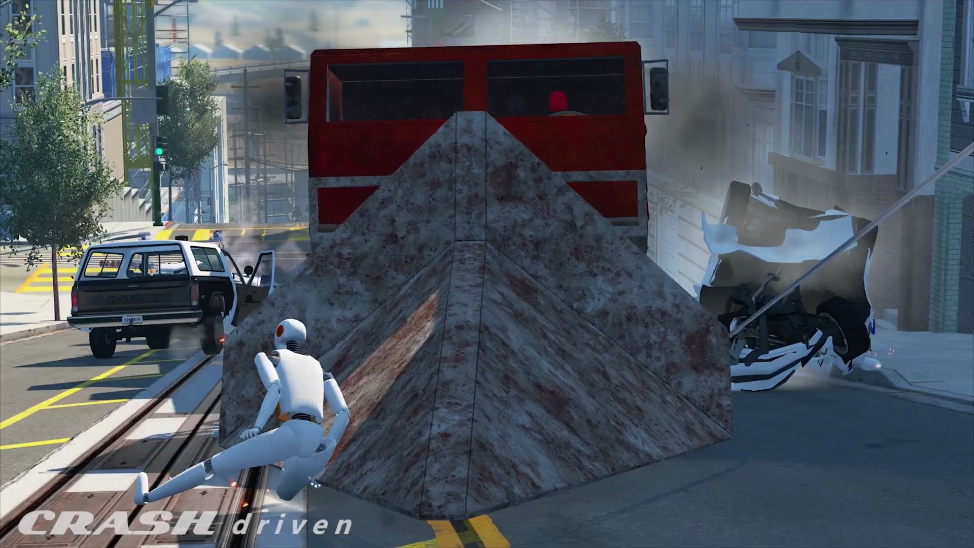 警察追捕和撞车#59 - BeamNG Drive - Crash Hard