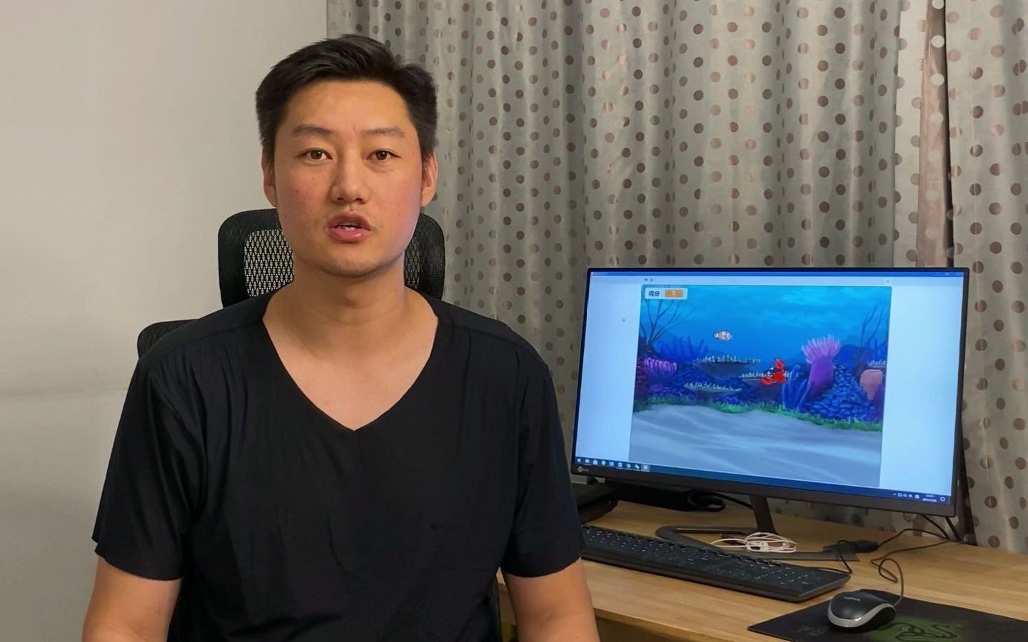 scratch少儿编程视频教程,三分钟完成一个‘贪吃蛇’游戏作品,快速...